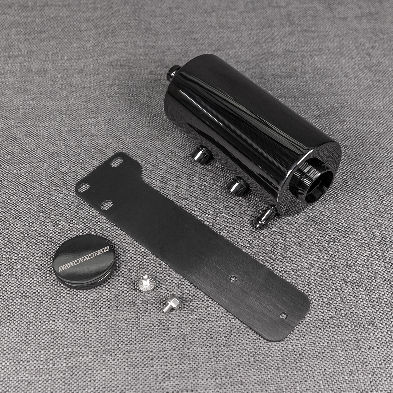 Audi Divorce Reservoir Black DLC Coated – Black Chrome – MercRacing