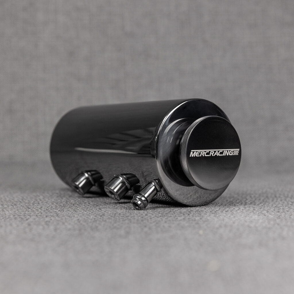 Audi Divorce Reservoir Black DLC Coated - Black Chrome - MercRacing