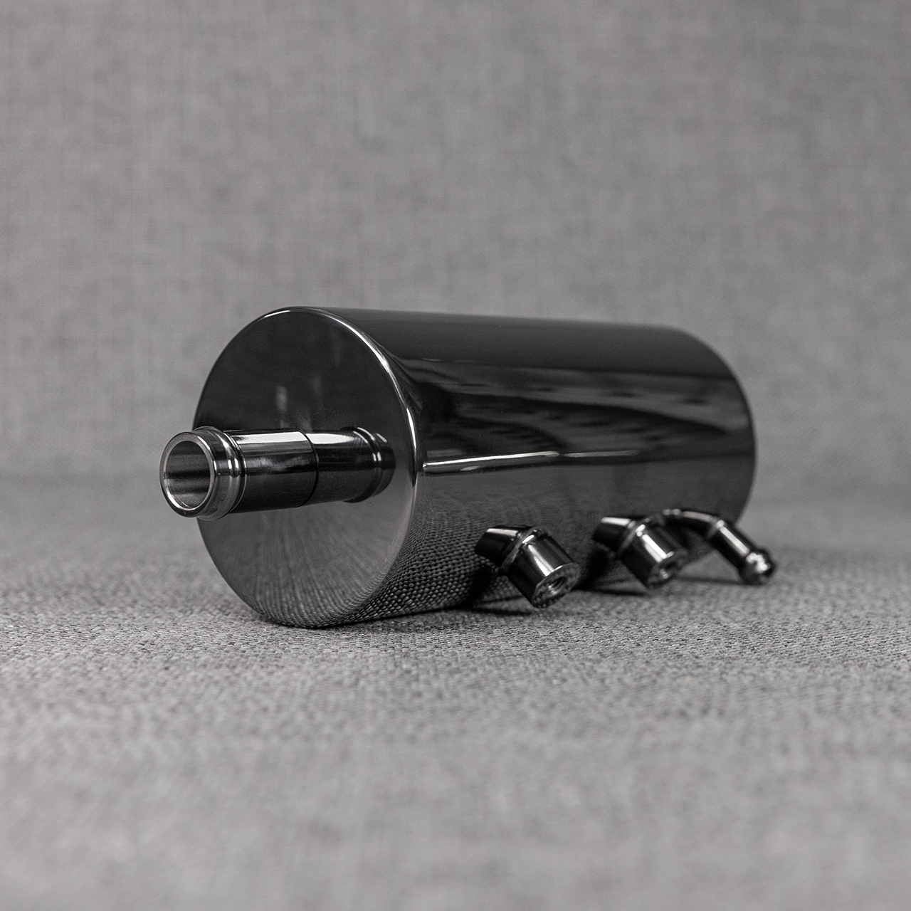 Audi Divorce Reservoir Black DLC Coated - Black Chrome - MercRacing